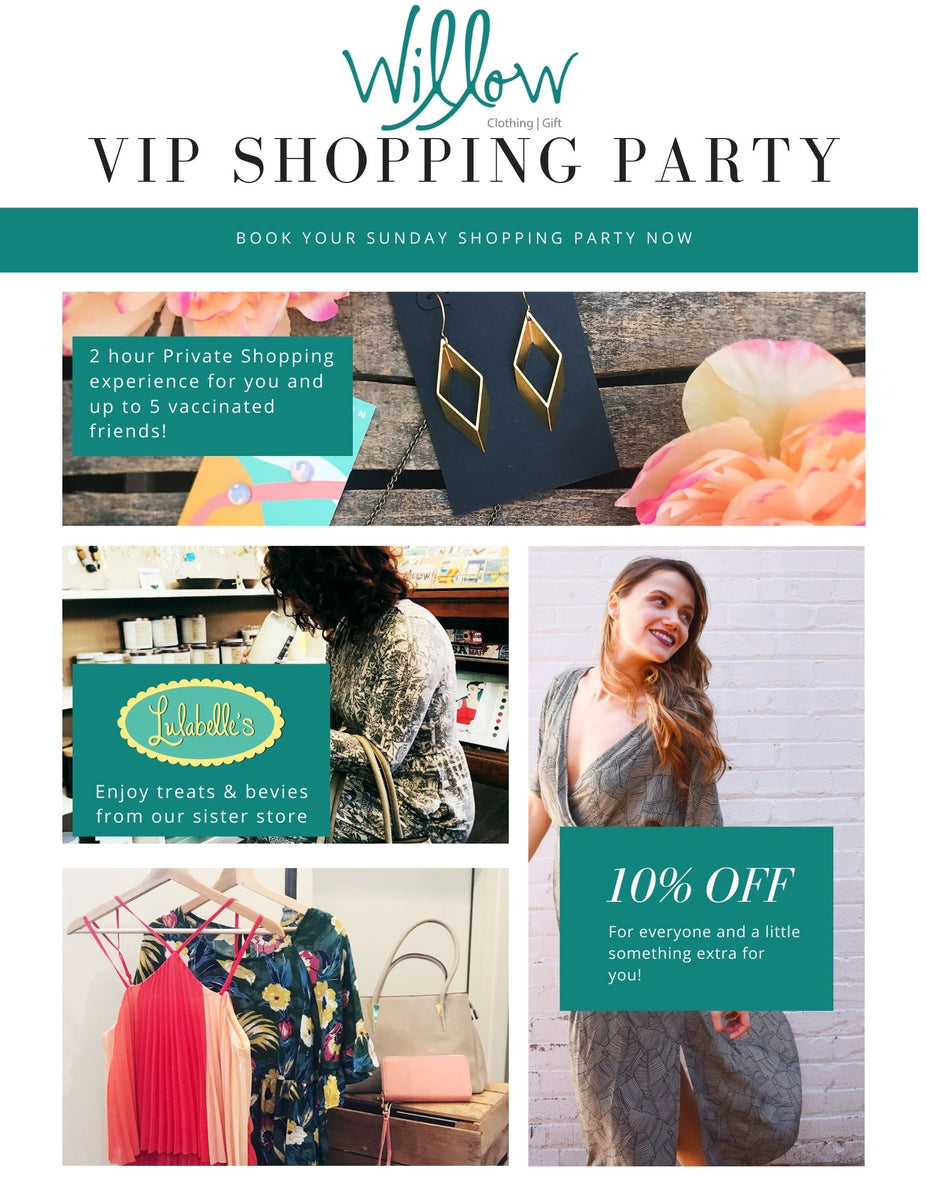 VIP Shopping Party – Willow Stores